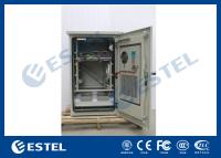 China Waterproof Sandwich Structure Outdoor Wall Mounted Cabinet With Telecom Power System And Battery for sale
