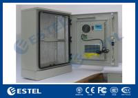 China Stainless Steel Outdoor Telecom Cabinet With Cooling System / Air Conditioner Type Telecom Enclosure for sale
