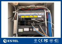 China Galvanized Steel Hybrid Telecom Power System 48VDC 300A 40U Outdoor Telecom Cabinet With Air Conditioner for sale