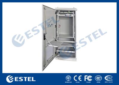 China Double Wall Aluminum AL5052 Outdoor Power Cabinet / Outdoor Telecom Cabinet With SNMP Monitoring for sale