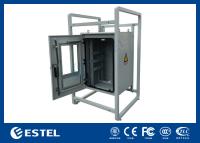 China 19inch Outdoor Telecom Equipment Cabinets IP55 Waterproof Floor Mounted Enclosure for sale