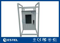 China 19inch Outdoor Telecom Equipment Cabinets IP55 Waterproof Floor Mounted Enclosure for sale