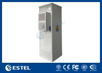 China Single Wall 1.2mm Outdoor Telecom Cabinet With AC And FSU One Front Door for sale