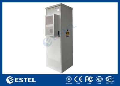 China Single Wall 1.2mm Outdoor Telecom Cabinet With AC And FSU One Front Door for sale