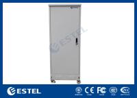 China Standard 38U Outdoor Data Cabinet With DC Air Conditioner And Wheels Easy For Moving for sale