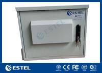 China 19 Inch 9U Internal Dimension Outdoor Telecom Cabinet With Two AC220V 50Hz Fans ET6060500A-9U for sale
