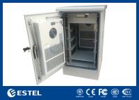 China IP55 One Compartment Outdoor Telecom Cabinet Floor Mounted With Two Doors for sale