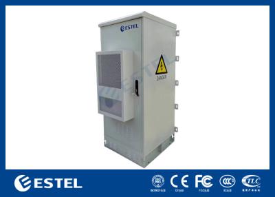 China 19inch 32U Outdoor Telecom Cabinet Single Door With 1500W Cooling Anti-theft Three Point Lock for sale