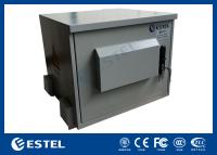 China Polyester Powder Coating Outdoor Telecom Cabinet With Two AC220V 50Hz Fans ET6060500A-9U for sale