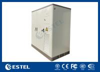 China 3 Bay Telecom Cabinet Double Layer Galvanized Steel Air Conditioner Cooling System for sale