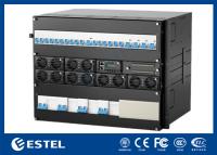 China 3 Bay Telecom Cabinet Double Layer Galvanized Steel Air Conditioner Cooling System for sale