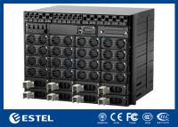 China 3 Bay Telecom Cabinet Double Layer Galvanized Steel Air Conditioner Cooling System for sale