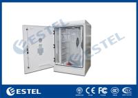 China 17U Aluminum Material Outdoor Telecom Cabinet With 300W 24VDC Air Conditioner for sale