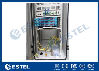 China Double Wall Outdoor Telecom Enclosure 1500 × 950 × 650mm With 19 Inches Rack for sale