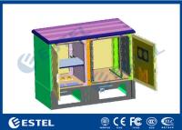 China Custom Base Station Cabinet Two Compartment 14U Space Height Outdoor for sale