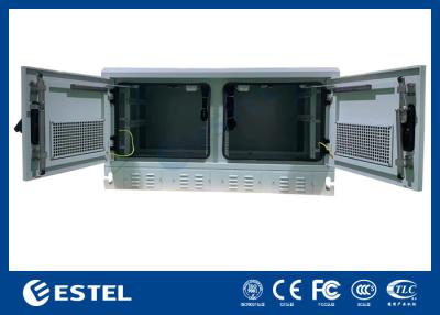 China Two Compartment Weatherproof Outdoor Cabinet For Telecom Equipment With High Anti-Corrosion Performance And IP55 Protection for sale