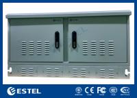 China Two Compartment Weatherproof Outdoor Cabinet For Telecom Equipment With High Anti-Corrosion Performance And IP55 Protection for sale