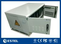 China Two Compartment Weatherproof Outdoor Cabinet For Telecom Equipment With High Anti-Corrosion Performance And IP55 Protection for sale