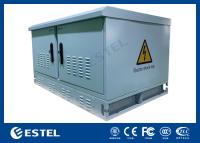 China Two Compartment Weatherproof Outdoor Cabinet For Telecom Equipment With High Anti-Corrosion Performance And IP55 Protection for sale