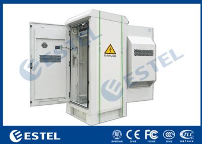 China Front / Rear Door Outdoor Telecom Cabinet IP55 Anti Corrosion Powder Coating 32U for sale