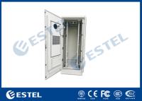 China Anti Theft Lock Cover Outdoor Equipment Enclosure , 19 Inch Rack Cabinet Temperature Control for sale