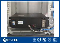 China Power Rectifier 32U Outdoor Telecom Cabinet with 18kW Telecom Power System and Environment Monitoring Unit for sale