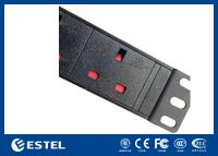 China 1U 19 Inch Rack Mount Power Distribution Industrial Grade PDU for Server and Network Equipment for sale