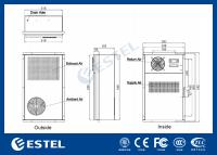 China High Efficiency DC Heat Exchanger for Outdoor Telecom Cabinets 120WK Heat Capacity for sale