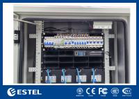 China 19inch 45U Easily Assembled Equipment Cabinet With Air Conditioner IP55 Telecommunications Enclosures for sale