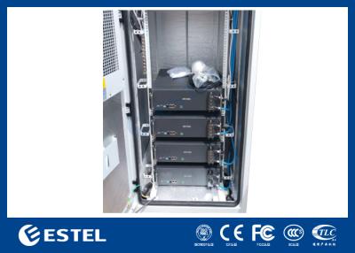 China ET9090210A-40U Dual Door Outdoor Cabinet Telecom With Remote Monitory System PDU for sale