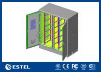 China IP65 42U Dual Compartment Outdoor Electrical Cabinet SUS316 Stainless Steel Construction for sale