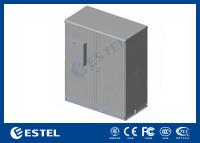 China IP65 42U Dual Compartment Outdoor Electrical Cabinet SUS316 Stainless Steel Construction for sale