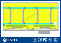 China IP65 42U Dual Compartment Outdoor Electrical Cabinet SUS316 Stainless Steel Construction for sale