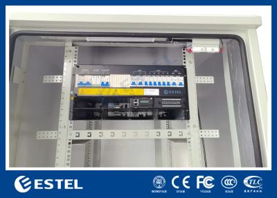 China 24kW Telecom Rectifier Power in Temperature Controlled IP65 Outdoor 38U Enclosure for sale