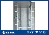 China IP65 42U Dual Compartment Outdoor Electrical Cabinet SUS316 Stainless Steel Construction for sale