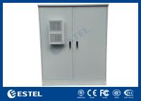 China IP65 42U Dual Compartment Outdoor Electrical Cabinet SUS316 Stainless Steel Construction for sale