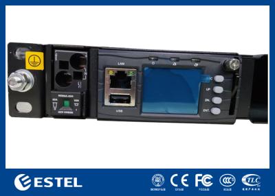 China 1U Rack Mount Telecom DC Power System with Integrated Distribution and Intelligent Controller for sale