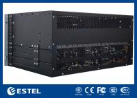 China 21U IP55 Integrated Telecom Cabinet with DC48V 24kw Rectifier System LLVD BLVD for sale