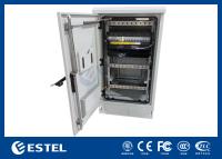 China 21U IP55 Integrated Telecom Cabinet with DC48V 24kw Rectifier System LLVD BLVD for sale