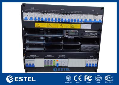 China 30kw 9U Rack Mounted Intelleigent Telecom Rectifier Power Distribution System with LLVD BLVD for sale