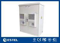 China Outdoor Daul-cabinet 48U Telecom Cabinet with Power Distribution and Backup System for sale
