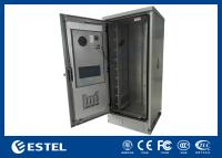 China IP Grade Protected Outdoor 32U Floor Cabinet for Telecommunication Critical Infrastructure for sale