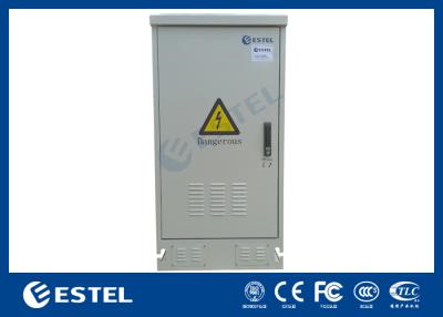 China Compact 20U IP55 Outdoor Cabinet with Optional 500w Air Conditioner for Network Equipment for sale