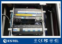 China Outdoor Telecom Power Cabinet with Integrated Cooling 4pcs 48V 200Ah Lithium Battery Modules and Power System for sale