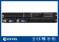 China ET48100P5E22 Rack Mounted DC Power Distribution System for Telecom Networks with 8 Feeder Outputs 2 Battery Inputs and Integrated Monitoring for sale