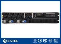 China ET48100P5E22 Rack Mounted DC Power Distribution System for Telecom Networks with 8 Feeder Outputs 2 Battery Inputs and Integrated Monitoring for sale