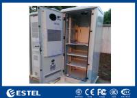 China DC Air Conditioner Outdoor Equipment Cabinet One Front Door With Three Layer Battery for sale