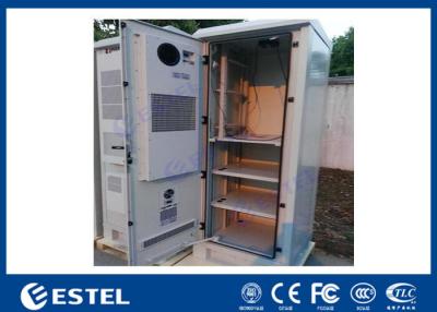 China DC Air Conditioner Outdoor Equipment Cabinet One Front Door With Three Layer Battery for sale