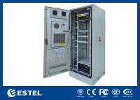 China 40U Outdoor Telecom Cabinet IP55 with Integrated PDU Battery System for Macro Base Station Solar Sites Anti Theft Floor Mounted for sale