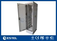China 42U Aluminum Telecom Cabinet with 4 Fans Active Cooling System for High-Density Equipment for sale